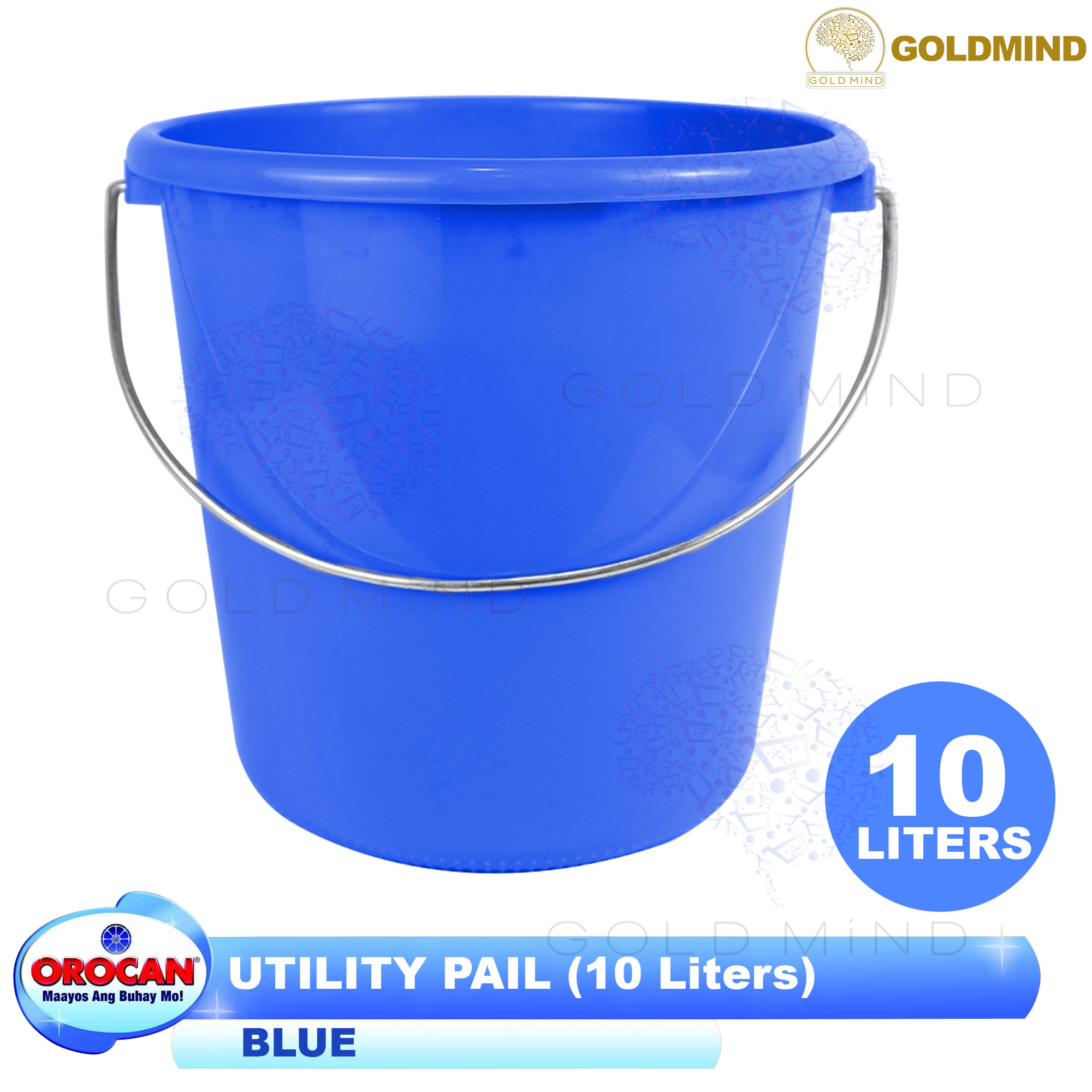 Orocan Utility Pail (10 Liters) - Gold Mind | Shopee Philippines
