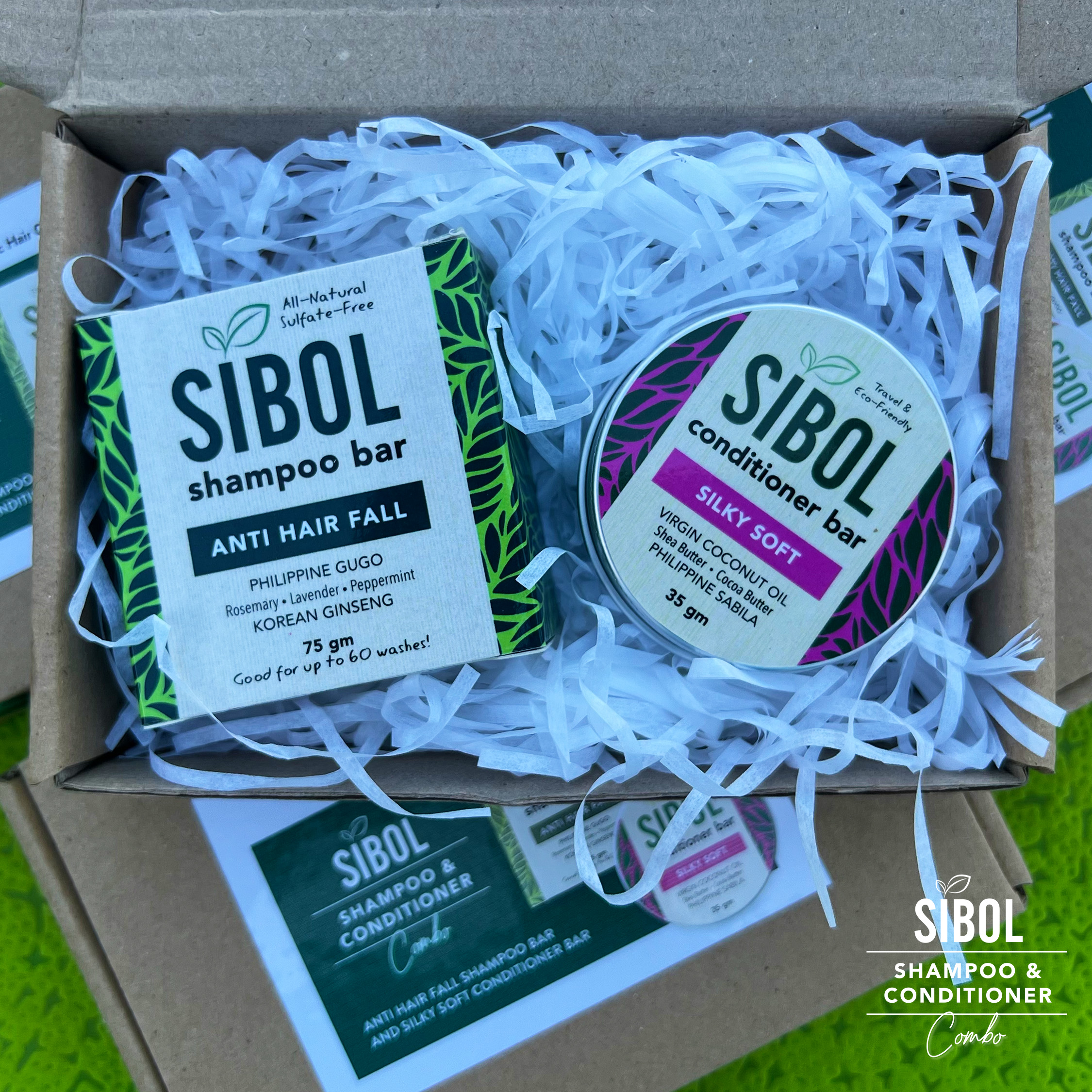 Sibol Anti Hair Fall + Conditioner Combo (Gift Set of 2) | Shopee ...