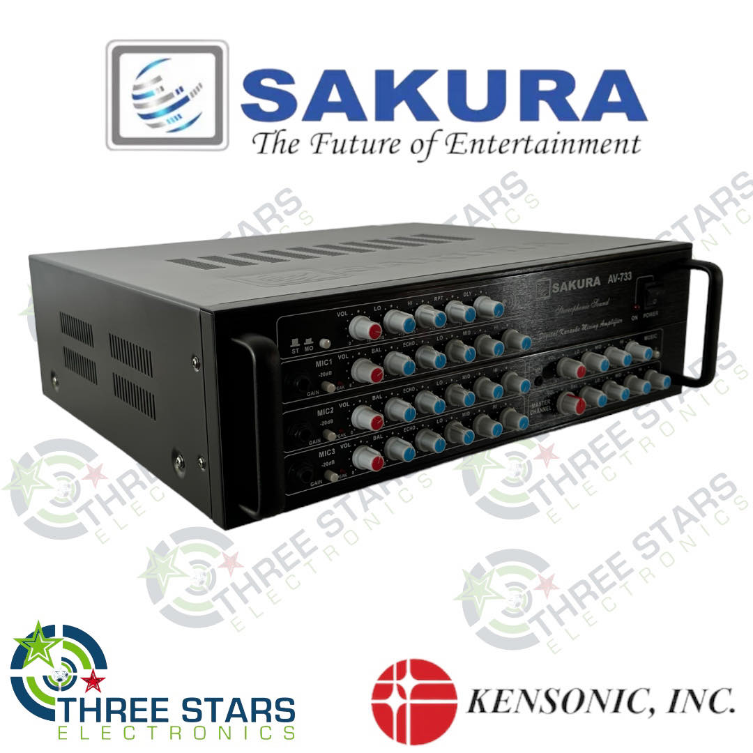 Original Sakura AV-733 Stereo Mixing amplifier | Shopee Philippines
