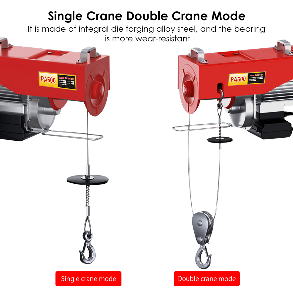 220V 60HZ Electric Hoist Single Phase Electric hoist winch hoist ...