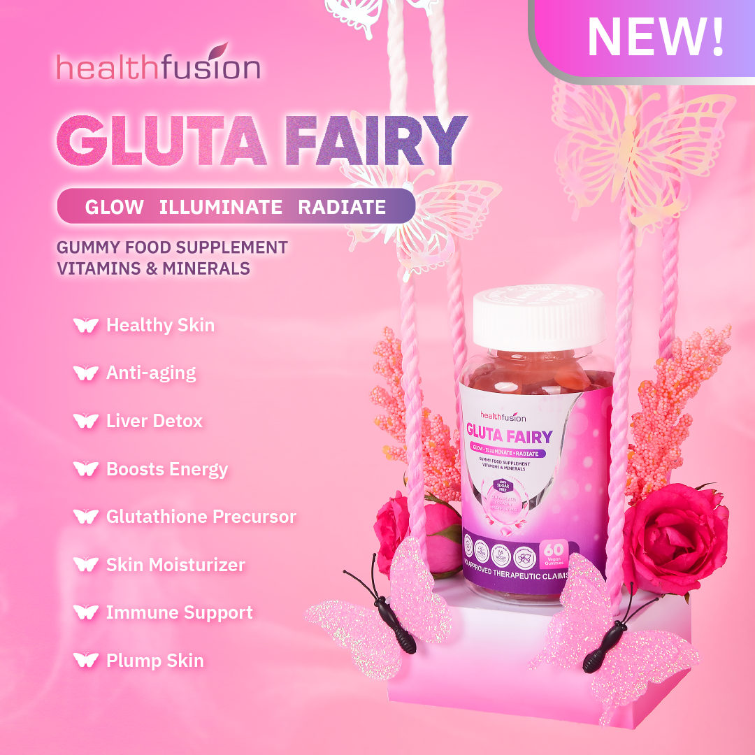 GLUTA FAIRY Glow Whitening | Collagen, Glutathione, Rosehip | 60 Vegan ...