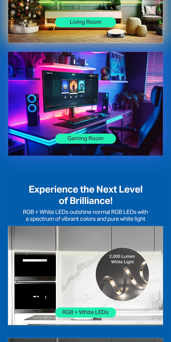 TP-Link | Tapo | L930 | Smart | Wi-Fi | LED | RGB | Voice Command ...