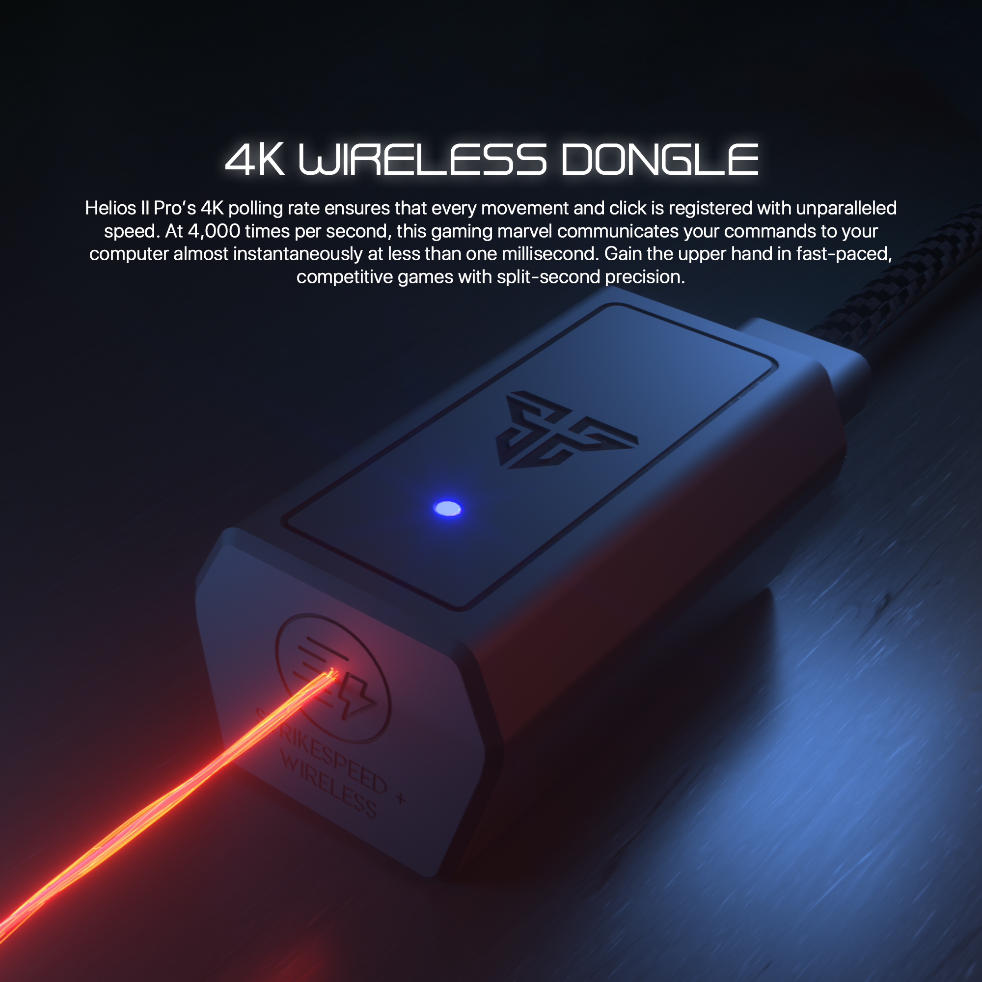 Fantech XD3V3 4K Helios II Pro Wireless Gaming Mouse Tri-mode ...