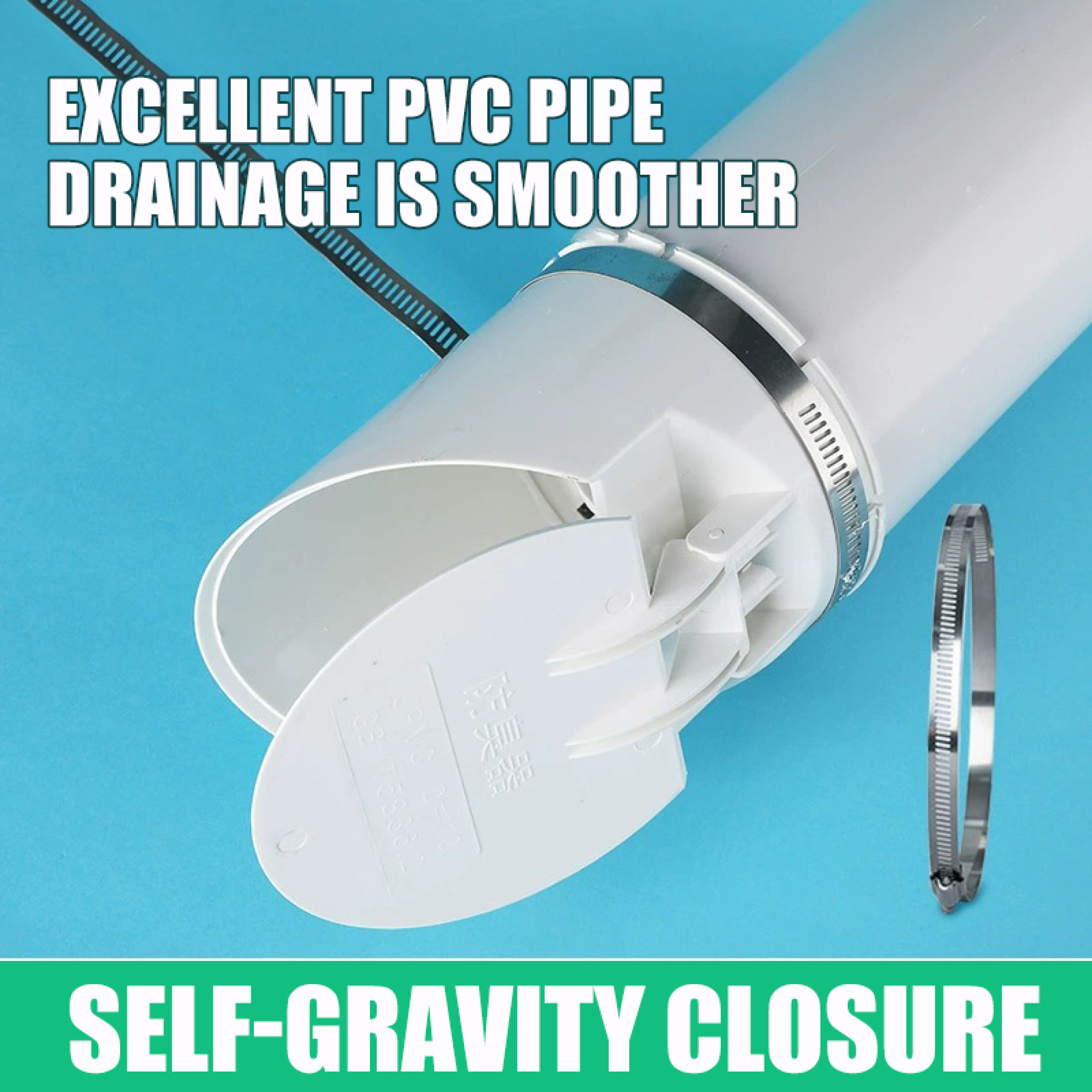 PVC Drain Deodorizer Sewer Pipe Septic Tank Antifouling Pipe Outdoor ...