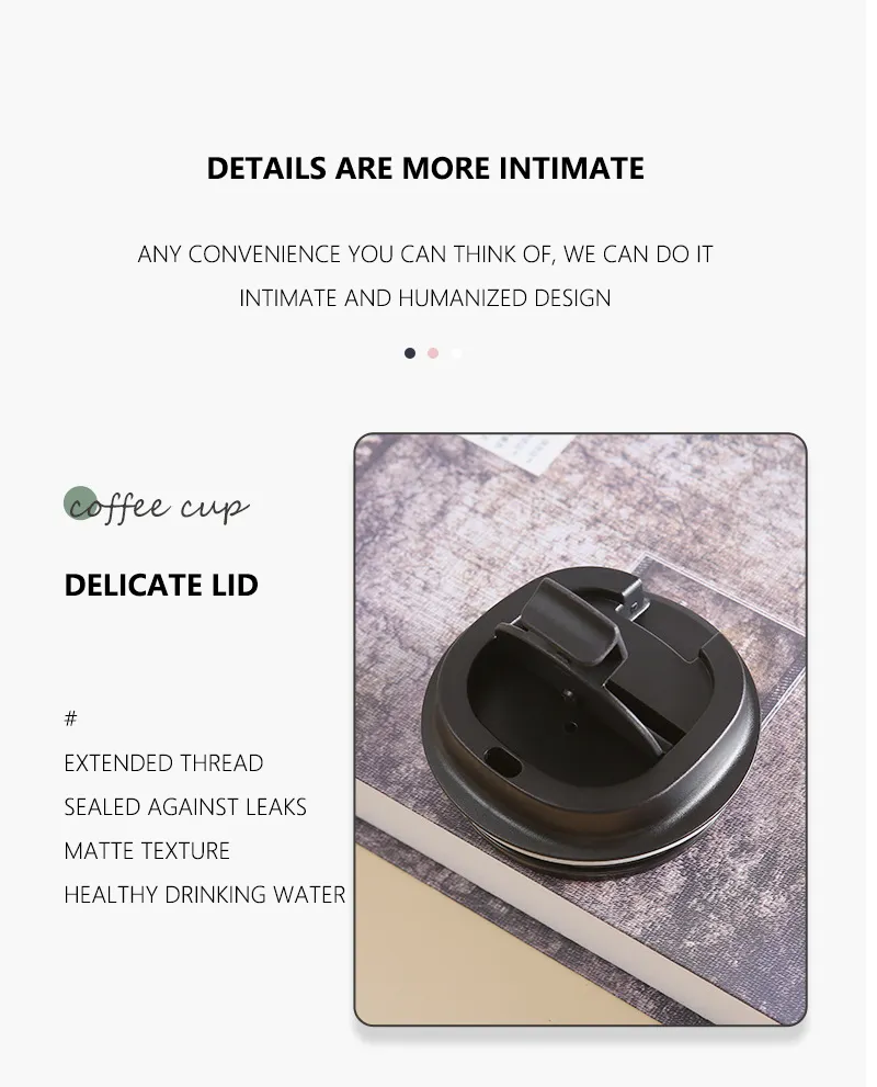 【fast Delivery】380 510ml 304 Stainless Steel Coffee Cup Mug With Double