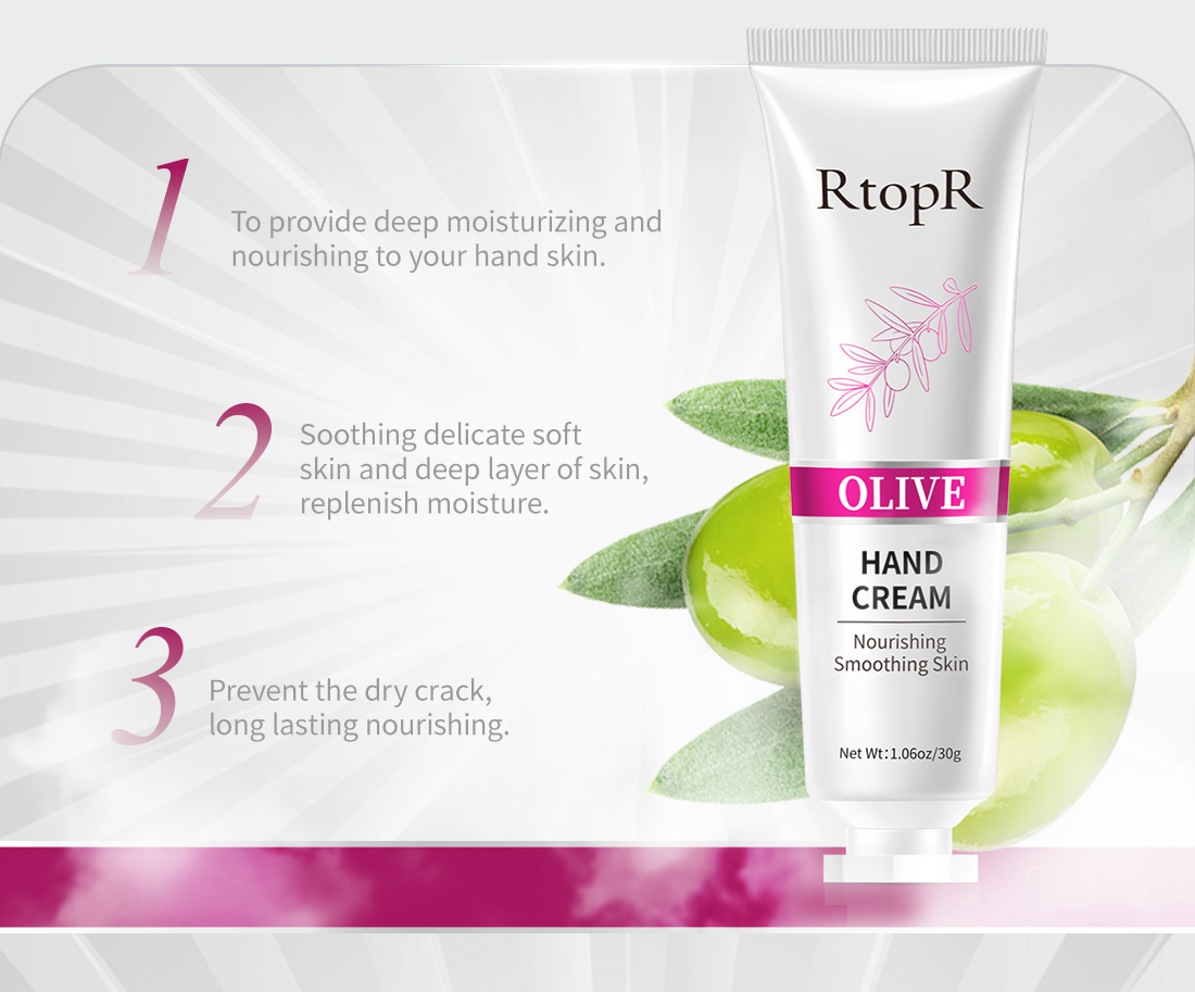 RtopR FDA Olive Moisturizing Nourishing Hand Cream Anti-Aging Whitening ...