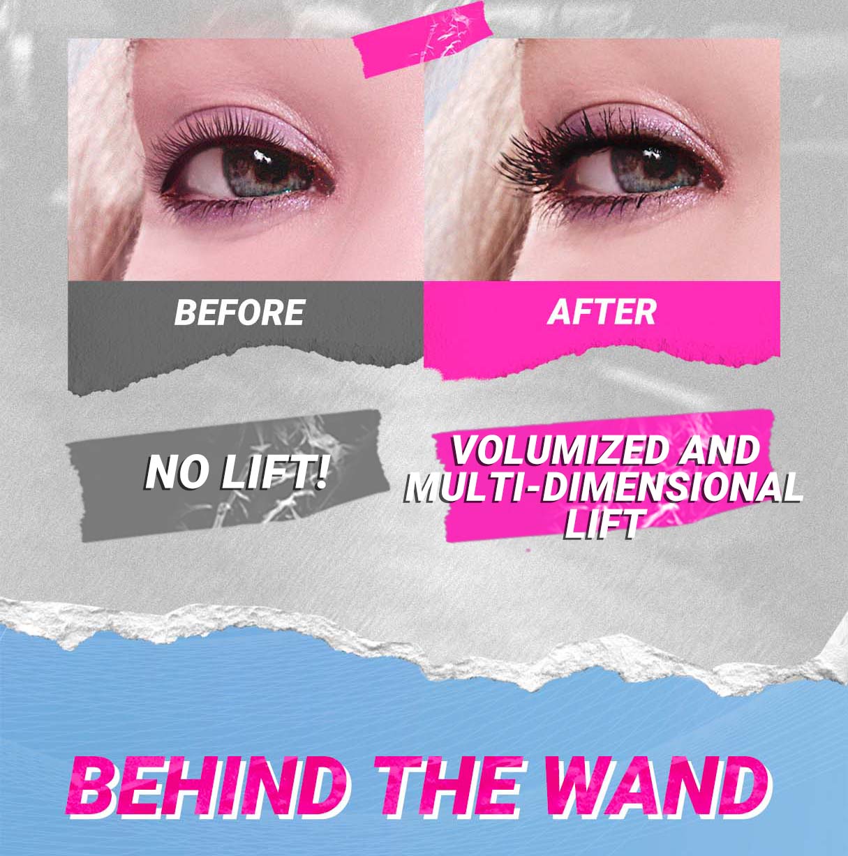 DAZZLE ME Lock and Pop Mascara | Waterproof Smudge Proof Long Lasting ...