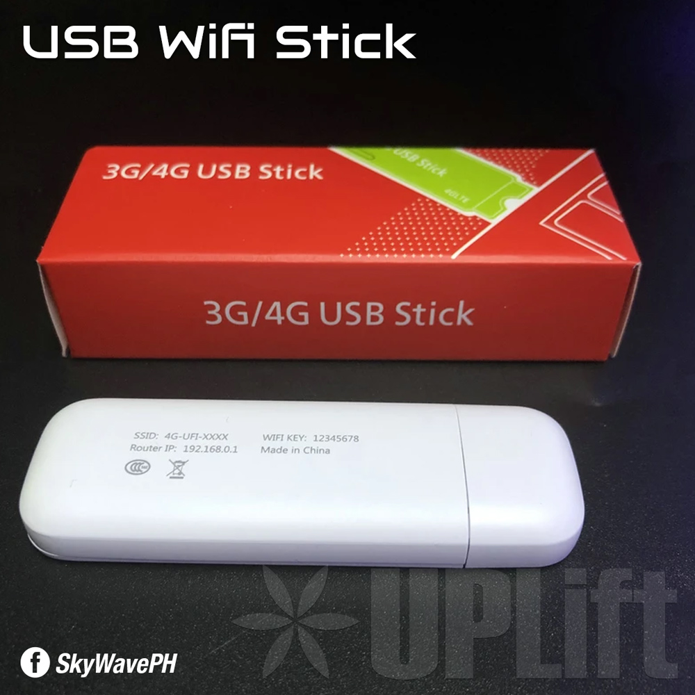 UPLift 4G LTE USB Wifi Stick Modem Openline SIM-Based for Globe / Smart ...