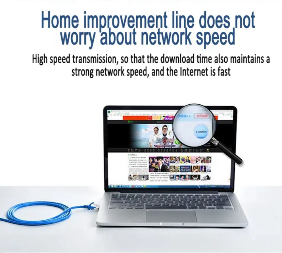 Lan Cat 5e Rj45 Ethernet Internet Network Cable 5m 10m 15m 20m 30m 40m ...