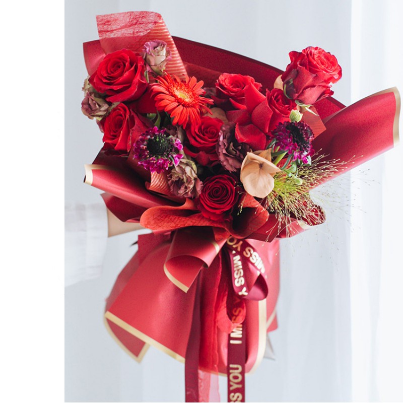 Lowest Price Bouquet Wrapper Paper ThickeningPaper Light Luxury Paper ...