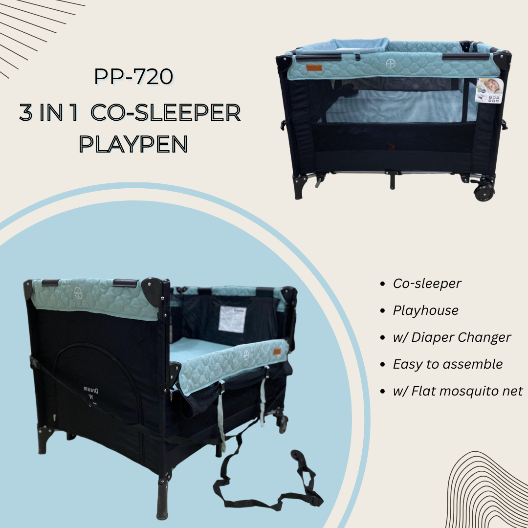 Apruva 3 in 1 CoSleeper Playpen with Rocker and Diaper Changer PP720 ...