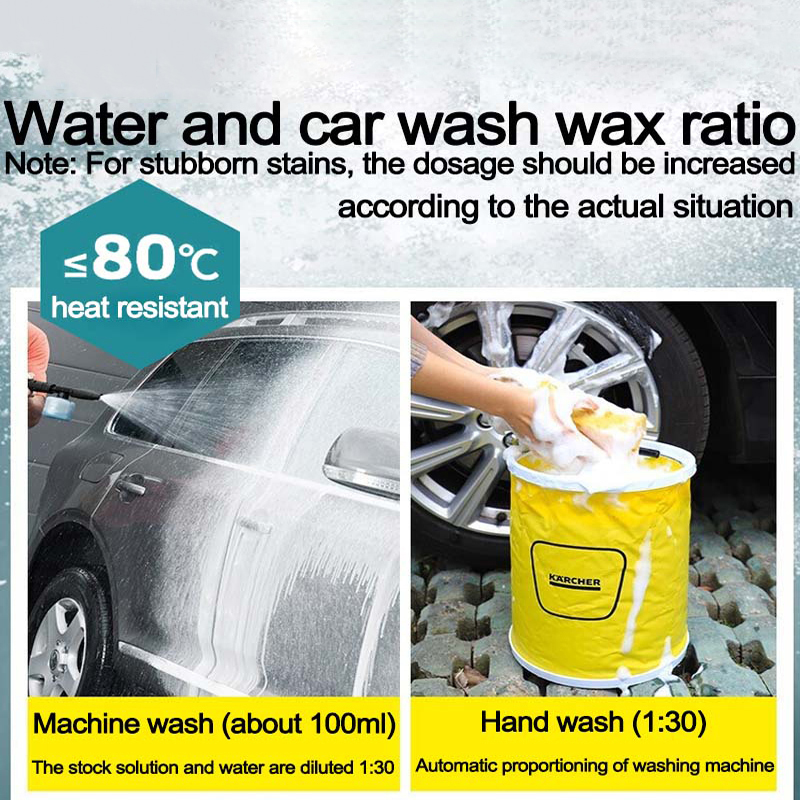 1L Motorcycle Water Wax Cleaning Set with Foam Spraying Can Wash ...