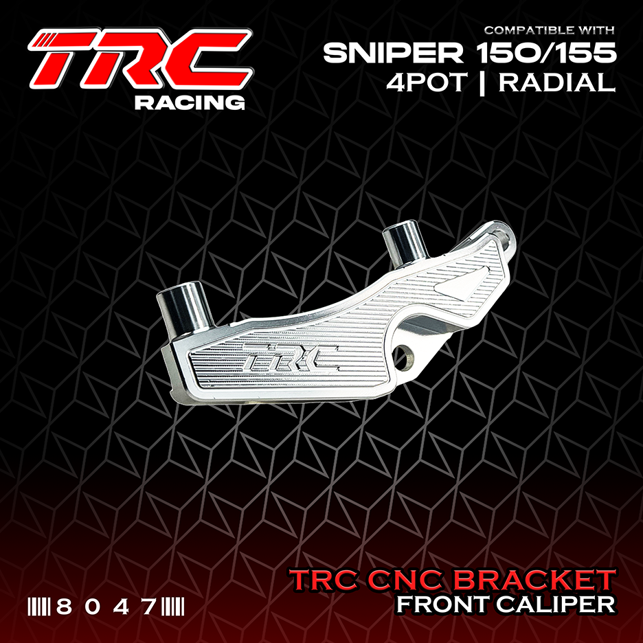 TRC RACING 4POT FRONT RADIAL BATMAM CALIPER BRACKET (267MM DISC) FOR ...