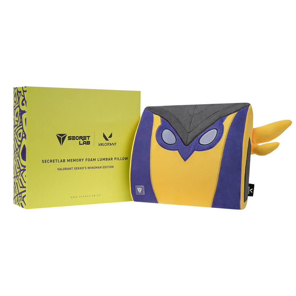 Secretlab Memory Foam Lumbar Pillow—Valorant Wingman Edition | Shopee ...