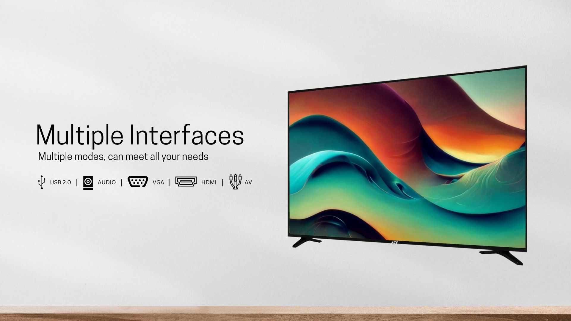 ACE 43" Smart TV Digital-DE1L with Built-in Soundbar | Shopee Philippines