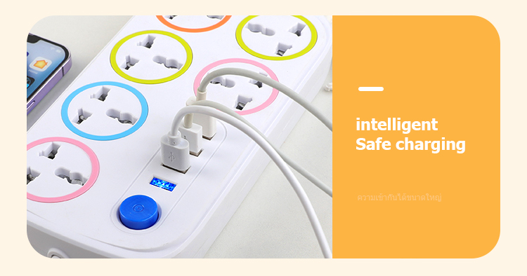 Zeus Power Universal Socket Extension Moveable Multi Function Socket W Usb Socket Extension