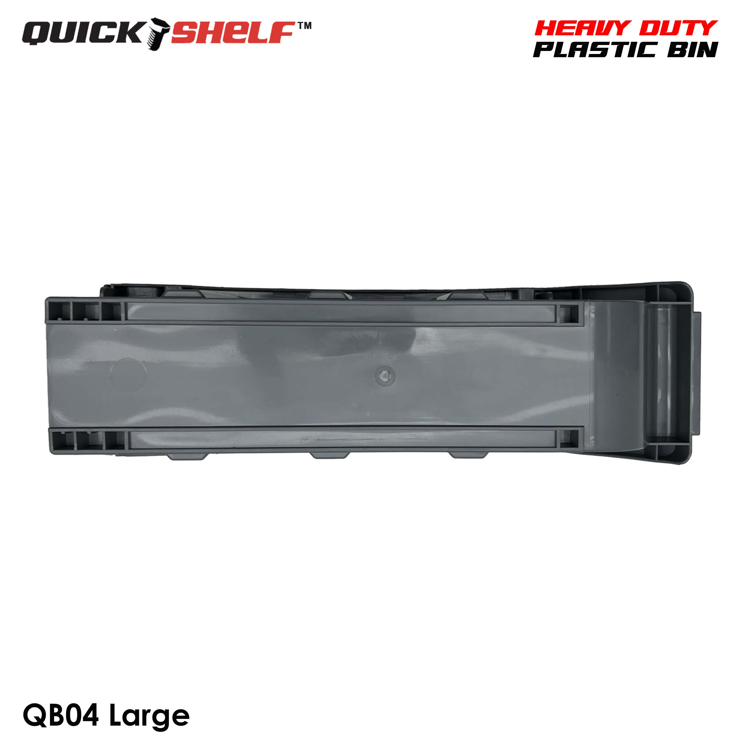 QUICKSHELF Plastic Bin Boxes Storage for Supplies & Tools BIG Sizes ...