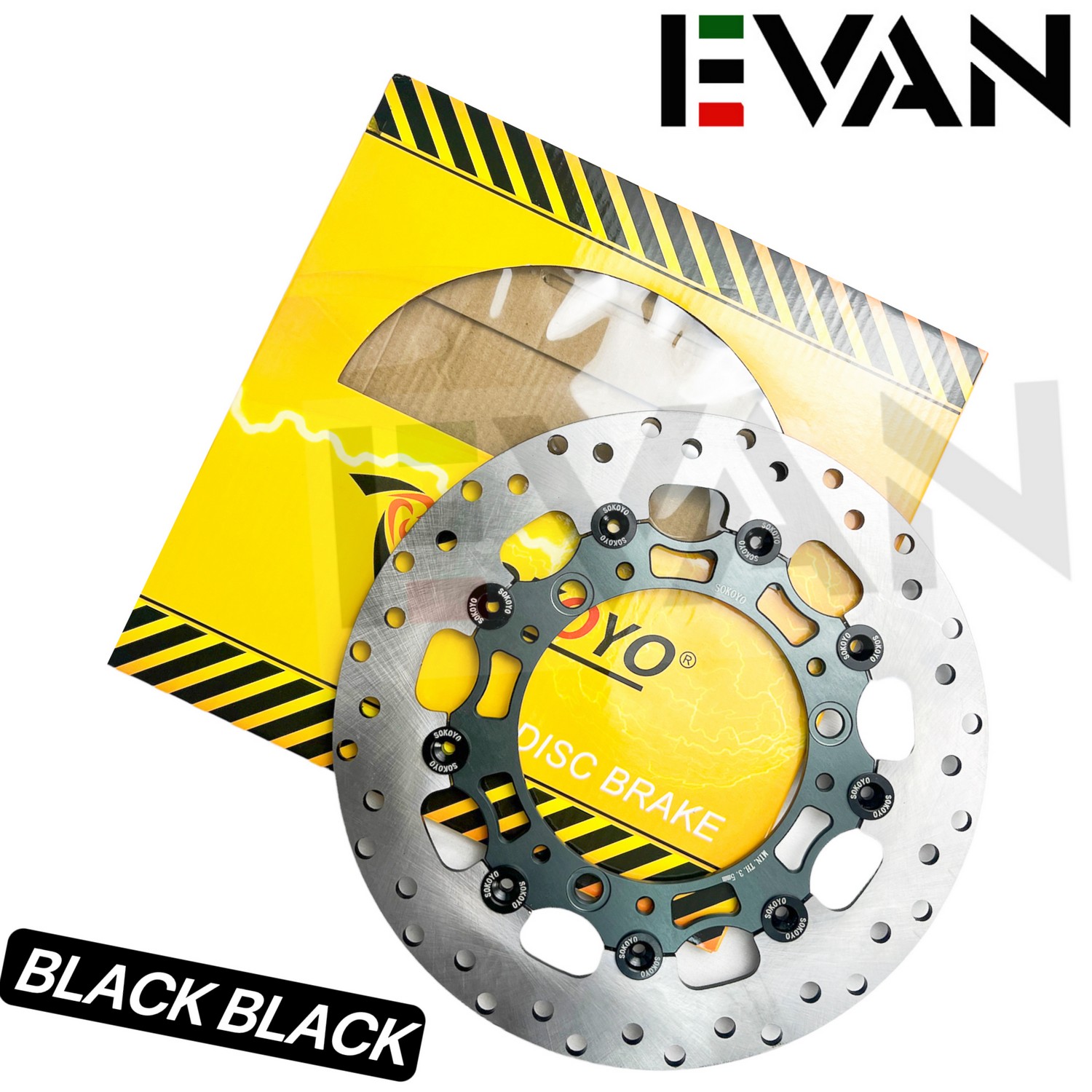 EVAN.PH Front Disc Brake For Yamaha Nvx 155/ Nmax 155/Aerox 155 Rotor 260MM 3 Holes Motorcycle ...