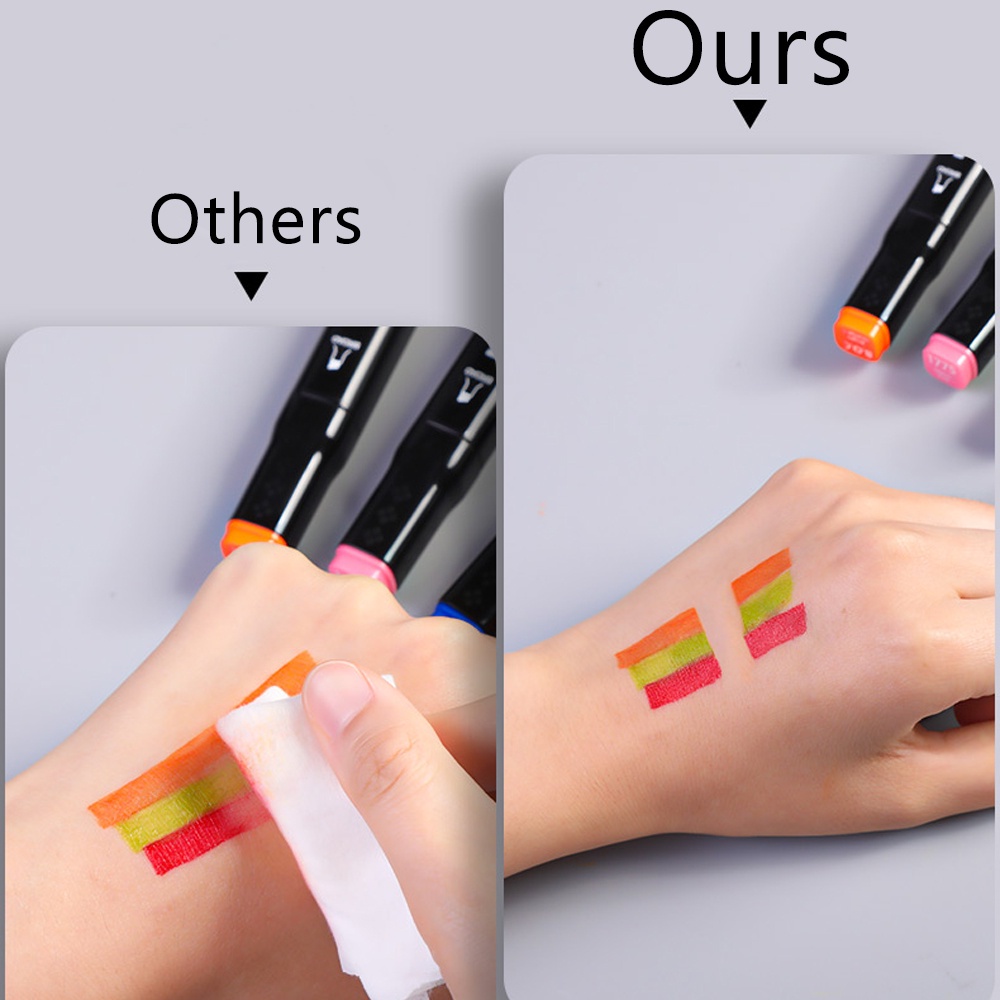 Alcohol Marker Art Marker Highlighter Pen Set Color Calligraphy Pen Set ...