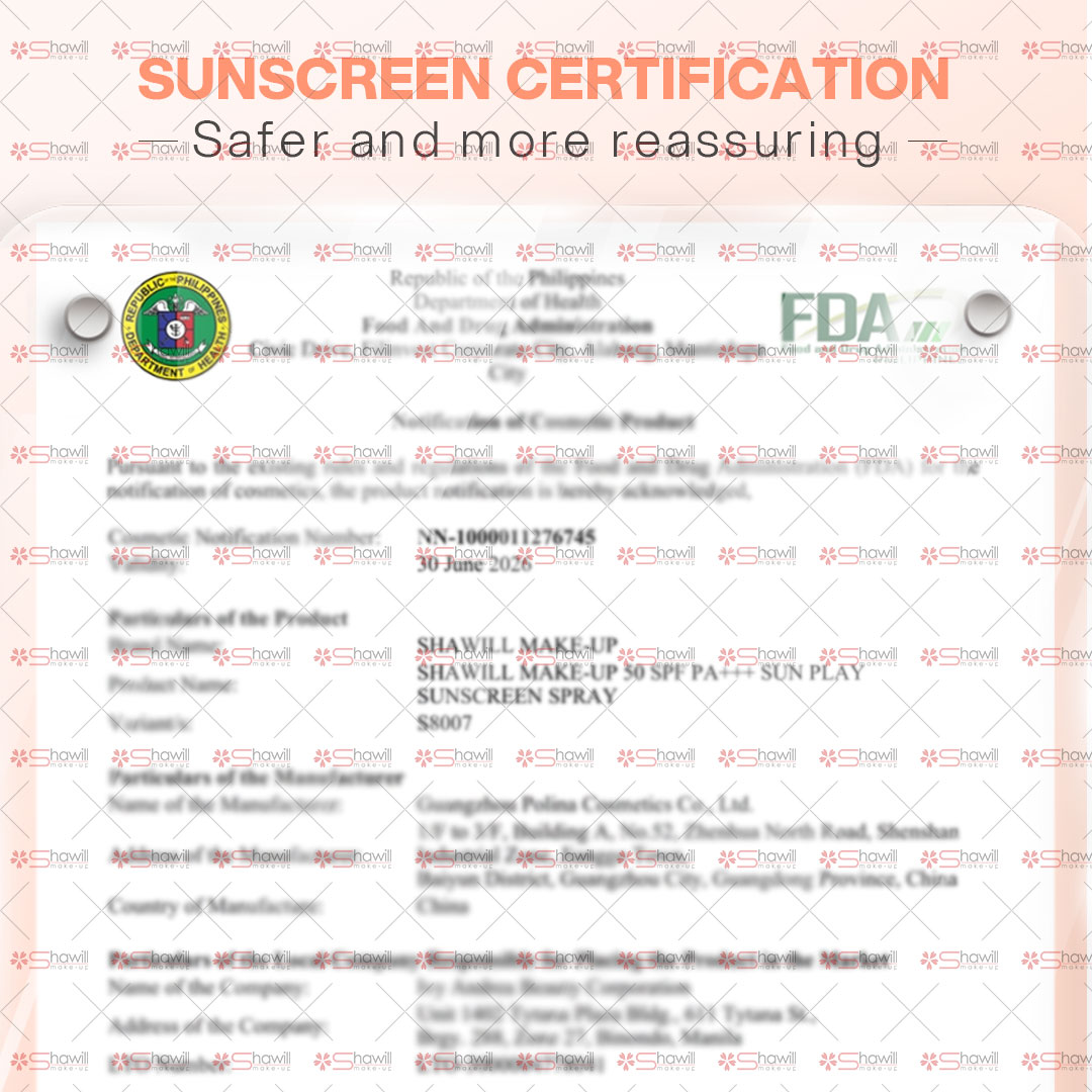 Shawill Sunscreen Spray All Day Light Spf50 Pa+++ Face/Body Brilliant ...