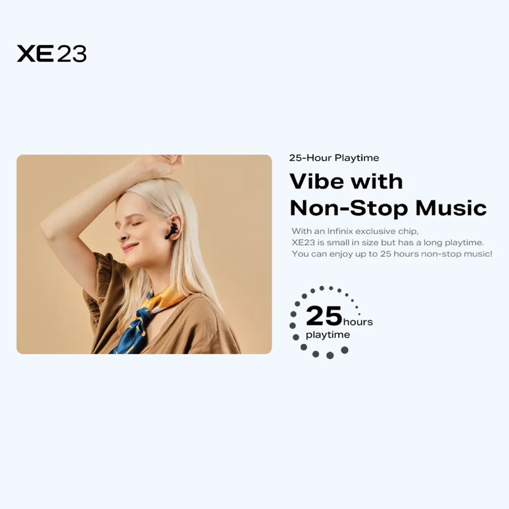 Infinix XE23 Earbuds | Bluetooh 5.3 | Low Lantecy Game Mode | 13mm ...
