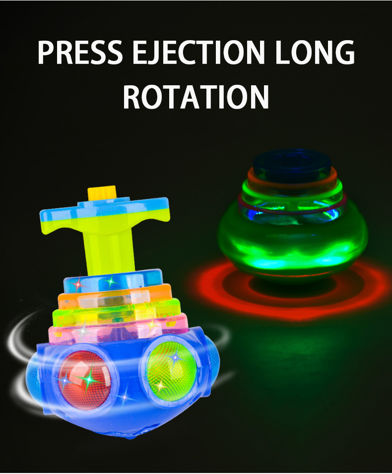 Light And Sounds FLASH SPINNING TOY LIGHT LASER SPINNING Top toy ...