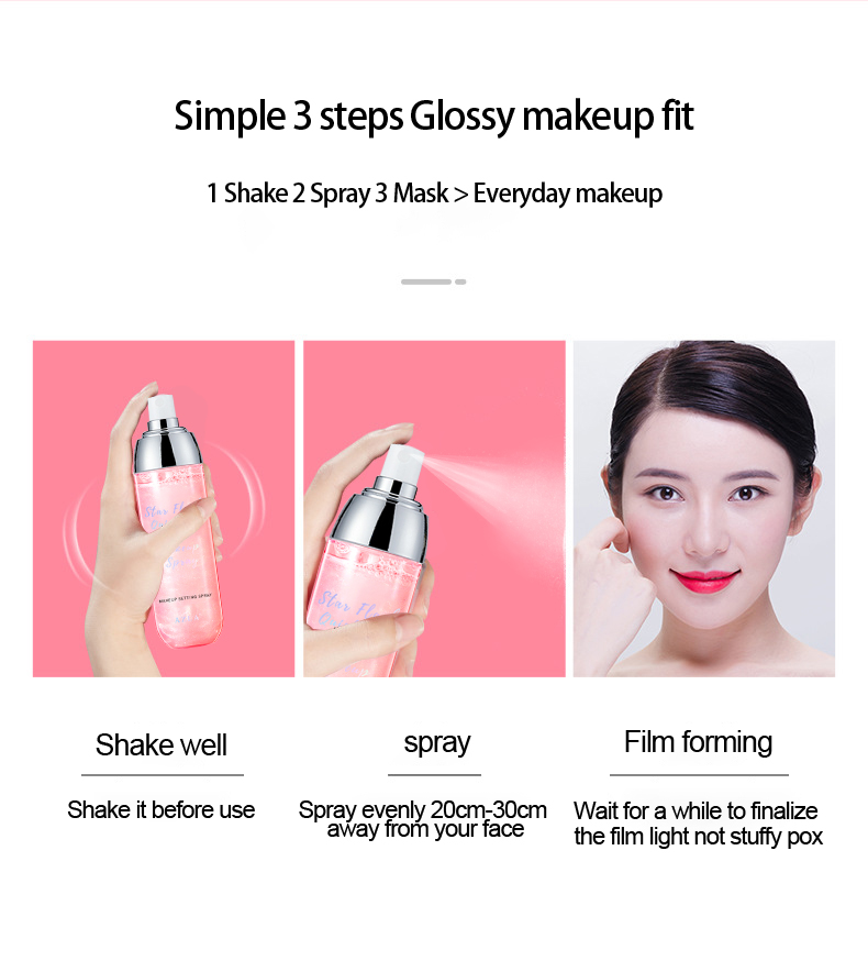 AZLA Galaxy Make Up Spray Lasting setting Moisturizing Hydrating Oil ...