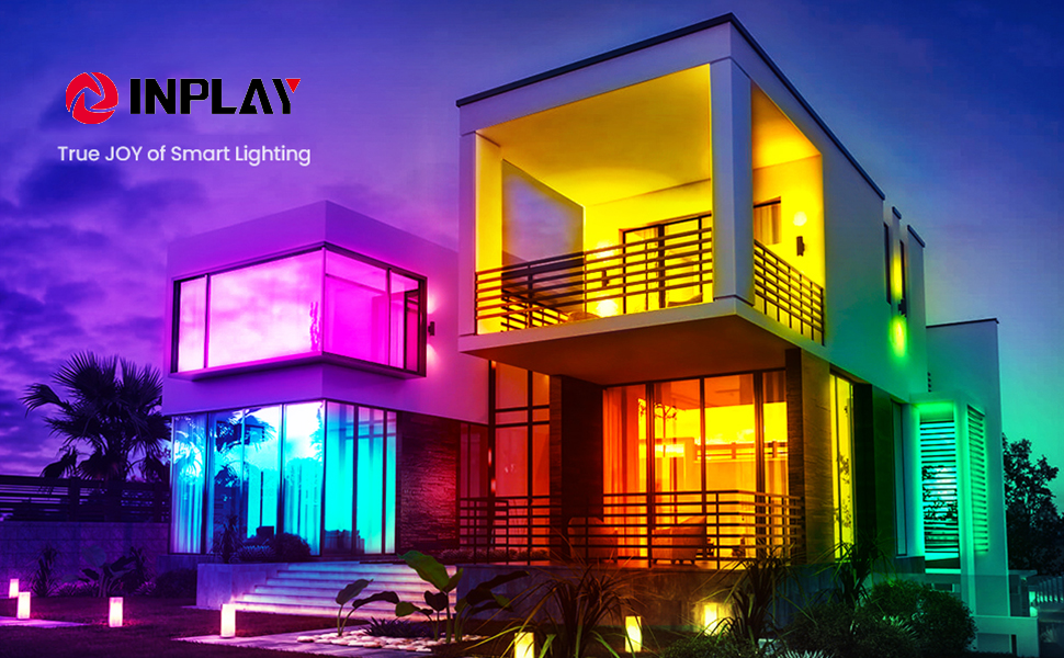 Inplay Bluetooth LED Strip Lights Music Sync RGB Color Switch With ...