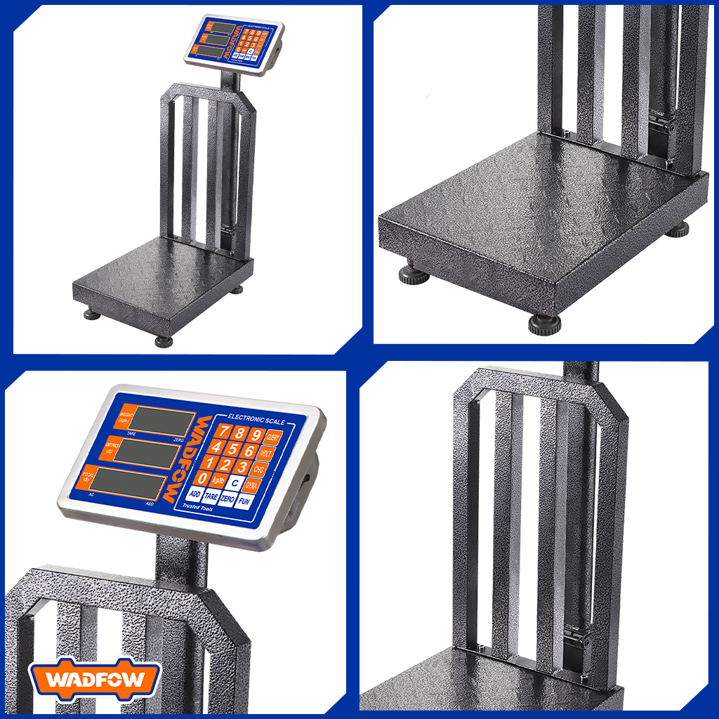Wadfow Wec1550 500kg Rechargeable Electronic Weighing Scale Platform