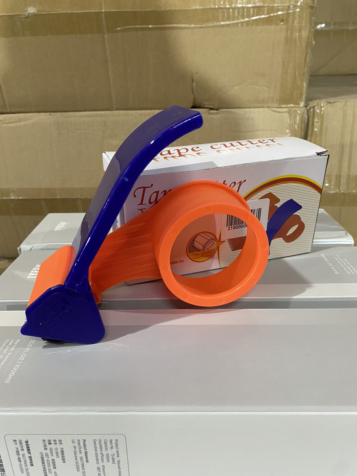 Tape Dispenser Heavy Duty Plastic for Big Tape Rolls 50mm Tape Cutter ...