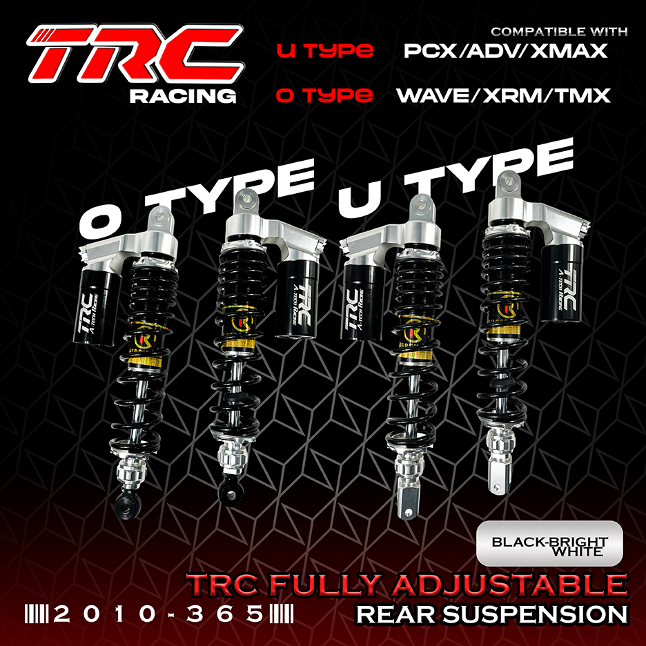 TRC Racing 365mm Fully Adjustable CNC Shock Suspension for PCX/ADV/XMAX ...