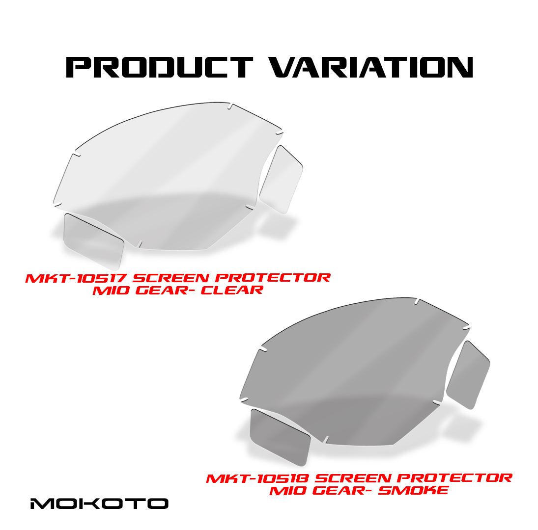 MOKOTO YAMAHA MIO GEAR SPEEDOMETER SCREEN PROTECTOR ANTI-SCRATCH CLEAR ...