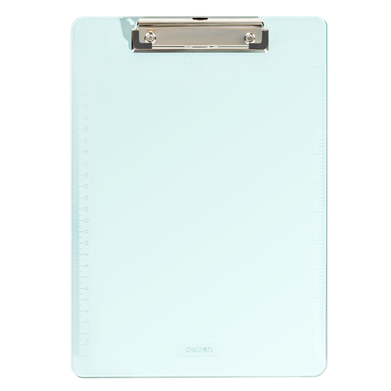 Deli 9256A PET Transparent Plate Clamp File Storage School Supplies ...