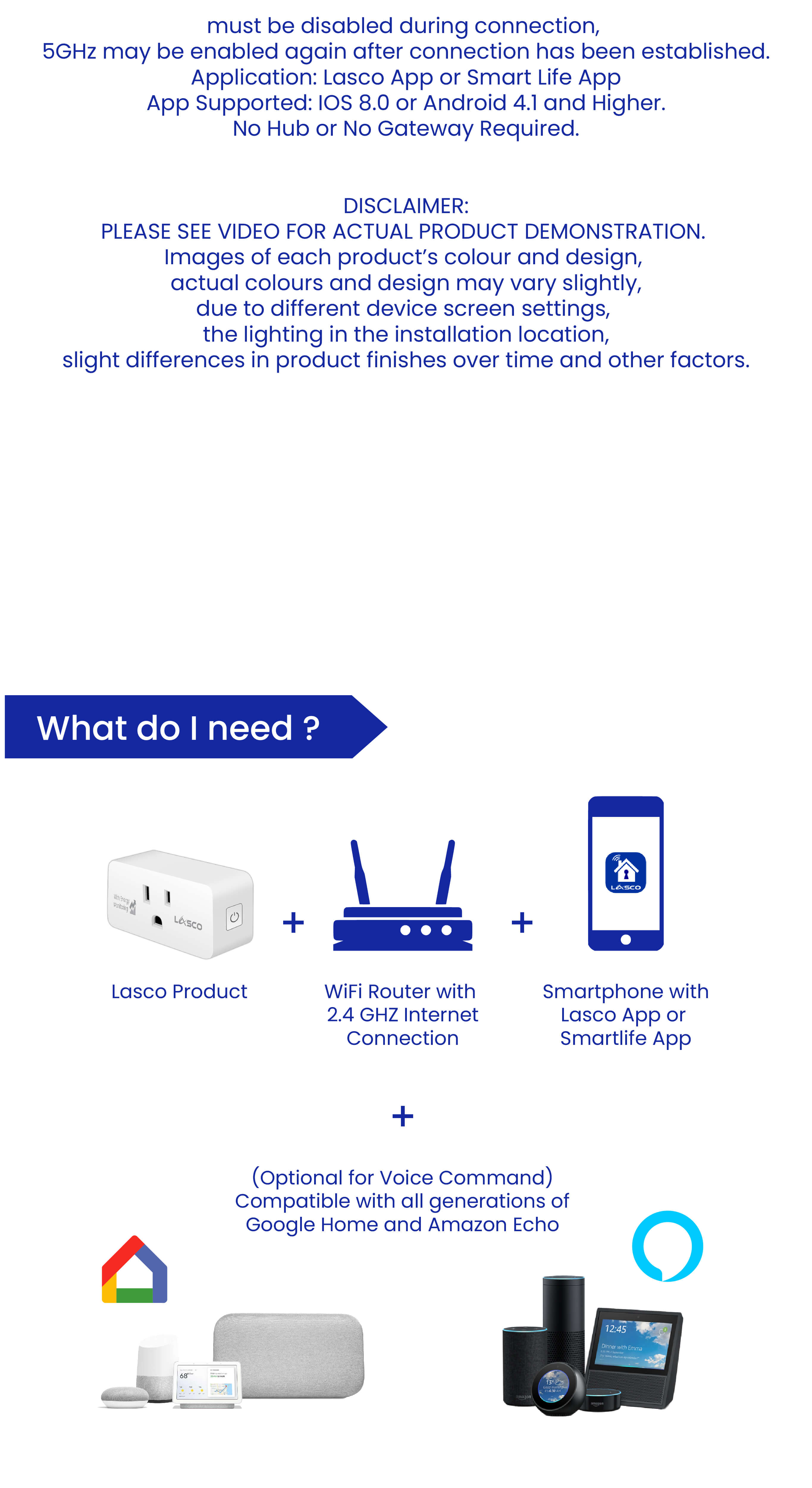 LASCO WIFI Smart PH Plug or PH Plug Plus w/ Energy Monitor Socket ...