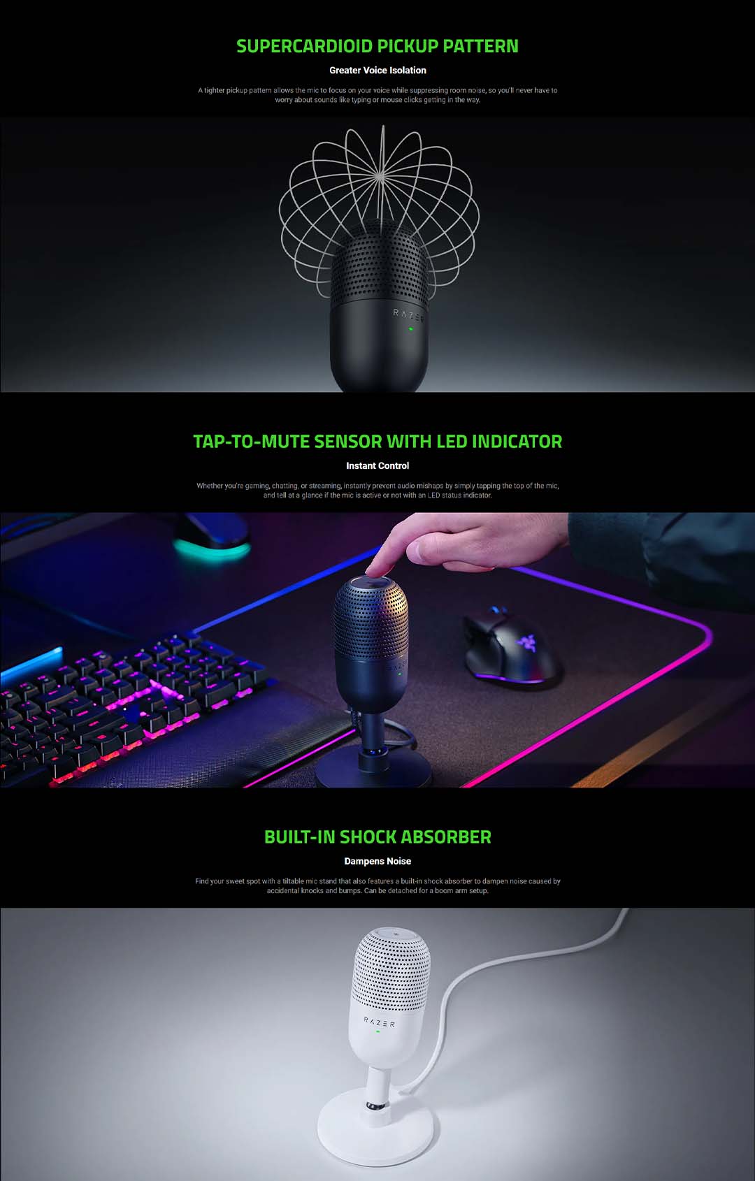 Razer Seiren V3 Mini - Ultra-Compact USB Microphone | Shopee Philippines