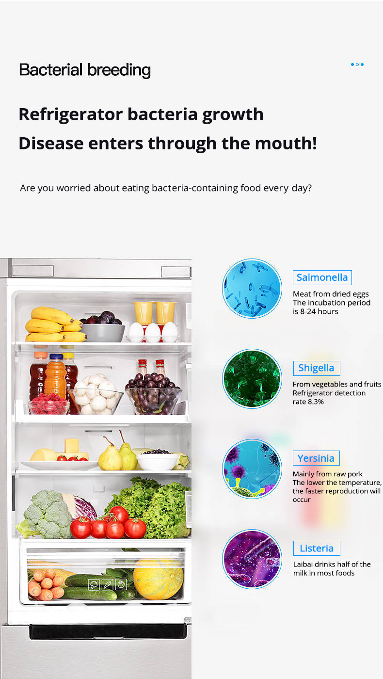 Long Lasting Refrigerator Deodorizer Ozone Mildew-proof Keep Fresh ...