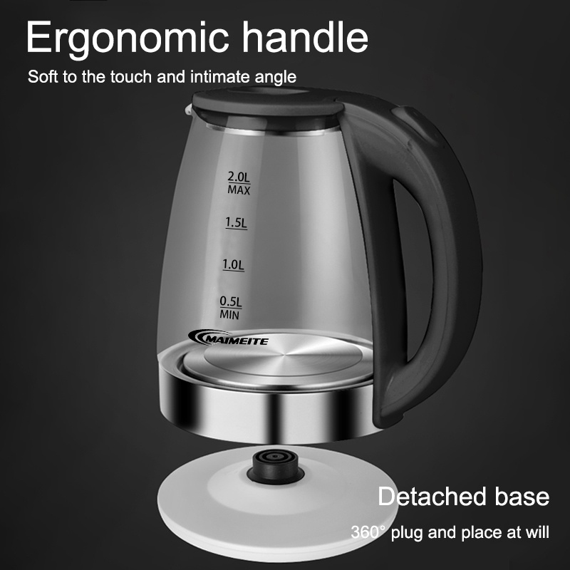Maimeite Electric Kettle 2200w 2l Home High Power Fast Heating water ...
