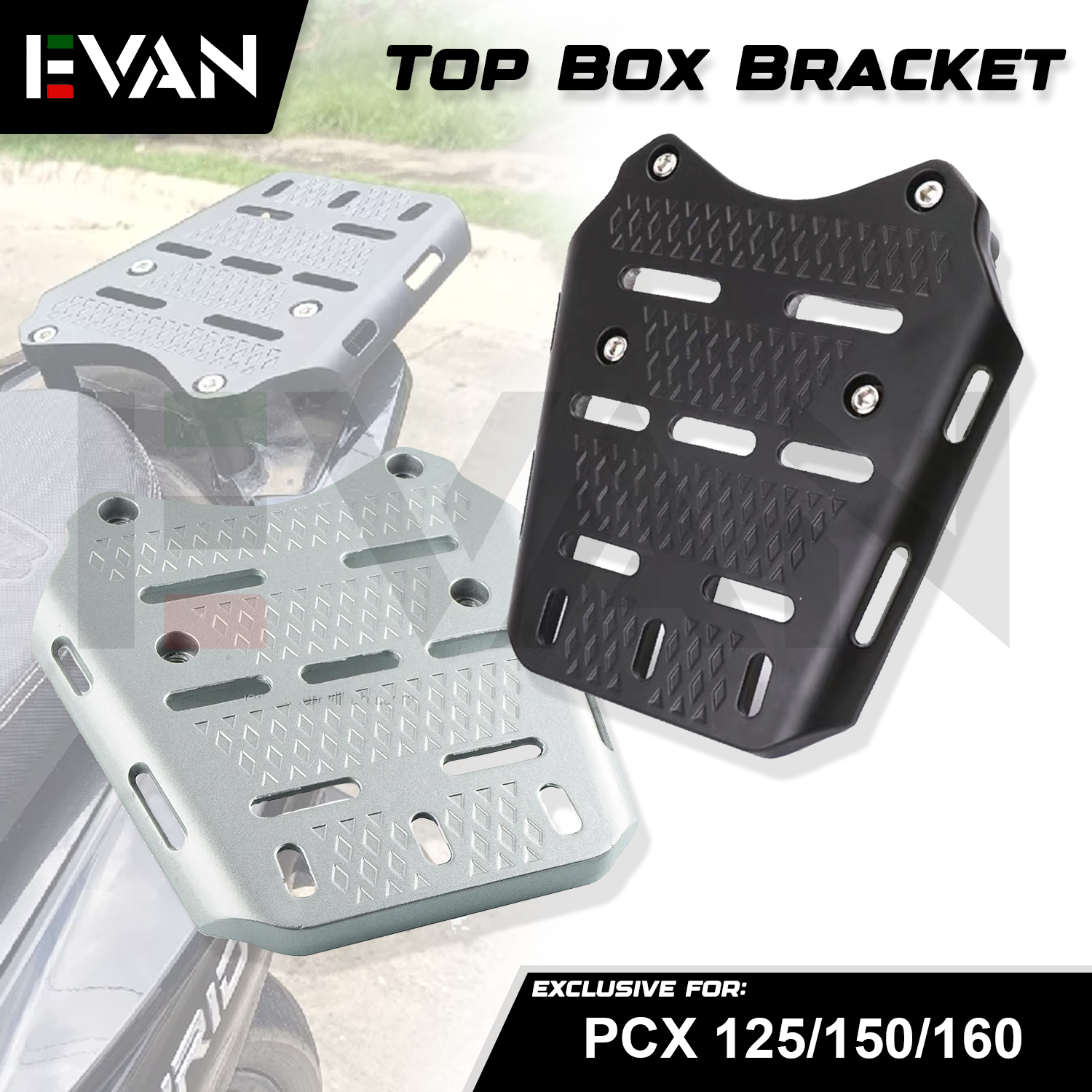 EVAN.PH Honda PCX 125/150/160 Omni Universal Top Box Bracket Rear ...