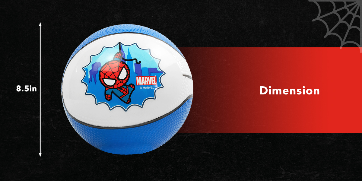Marvel Spiderman PVC Bouncy Play Ball for Kids – Toys for Kids Ages 3 ...