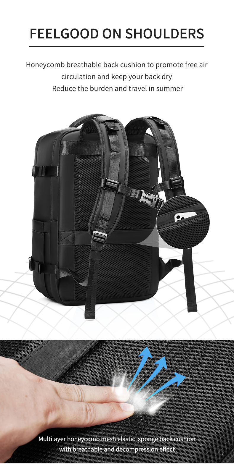 SeaChoice 17in Waterproof Laptop Backpack w/USB Charging Port& Shoe ...