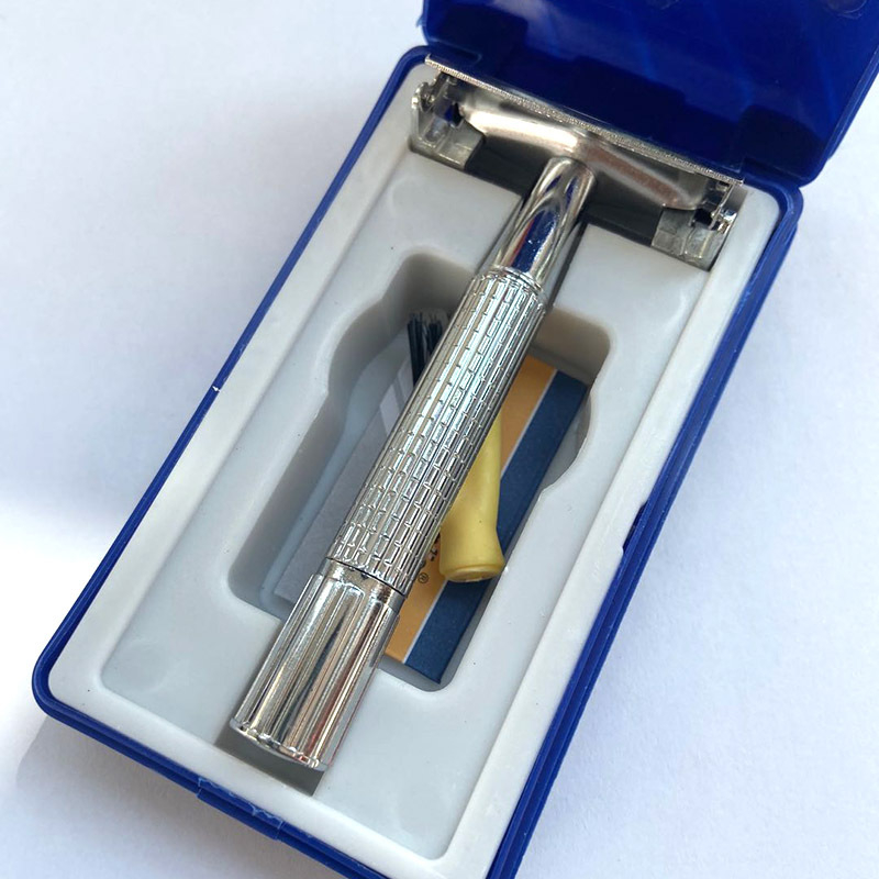 Manual Shaver For Men, Classic Stainless Steel Safety Razor Shaver With ...