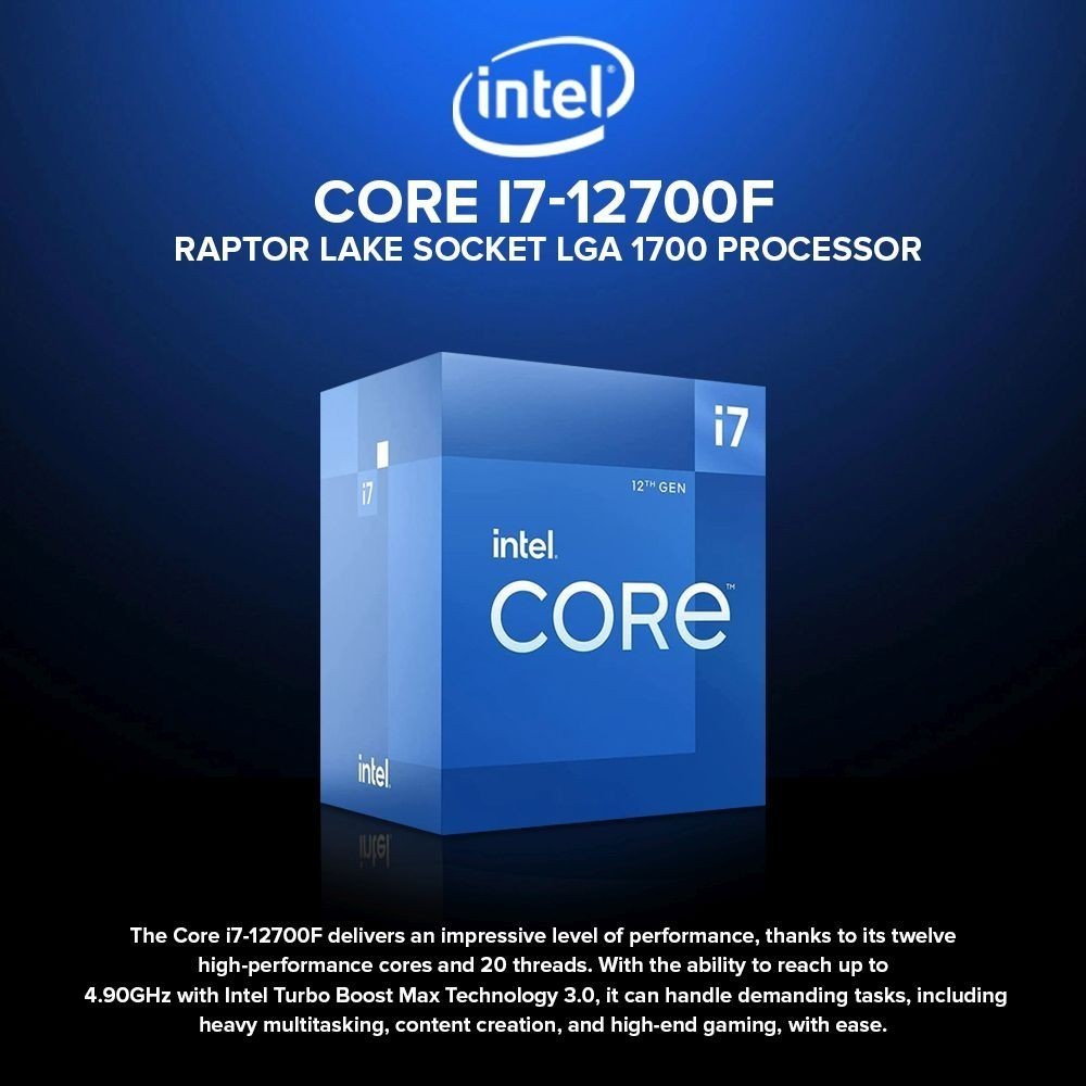 EasyPC | Intel Core i7-12700 Box, MPK and Tray Type/ i7-12700F intel processor| LGA 1700 4.90GHz ...