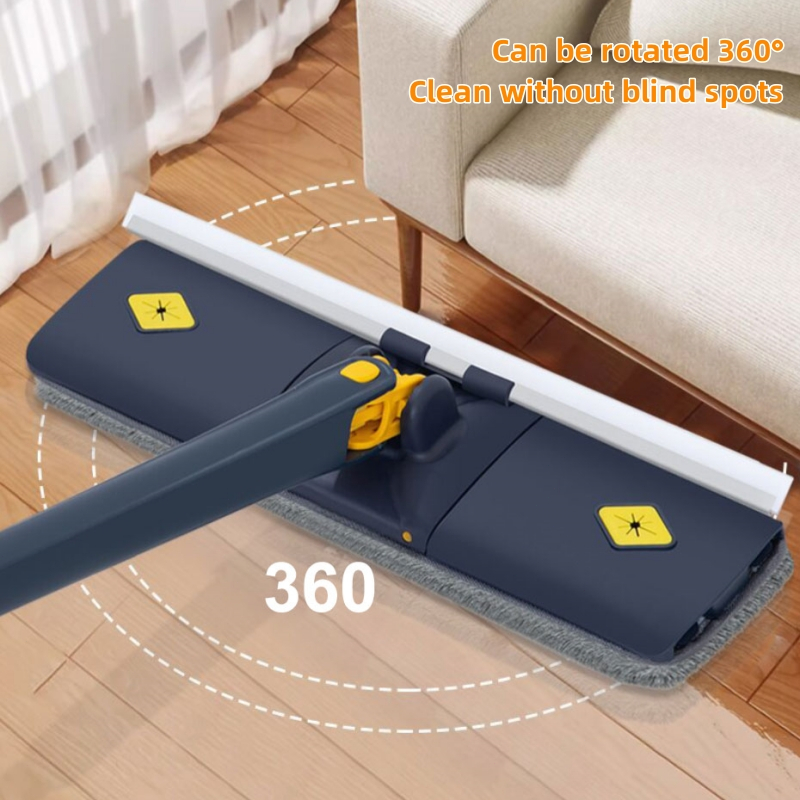 Mop Flat Mop 360° Self Wash Spin Mop Floor Mop With Squeezer Heavy Duty ...