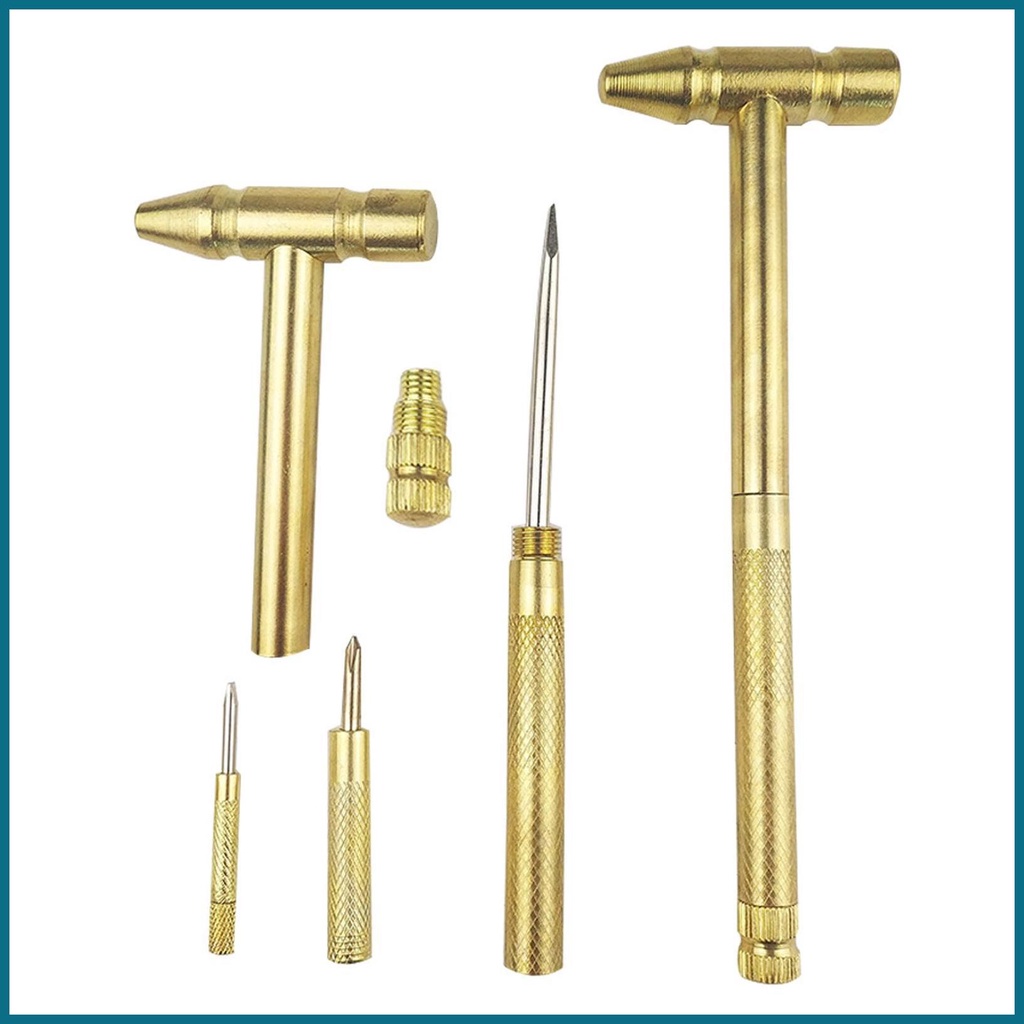 Hoba Copper Hammer Stainless Steel 6 in 1 Small Multifunction Brass ...