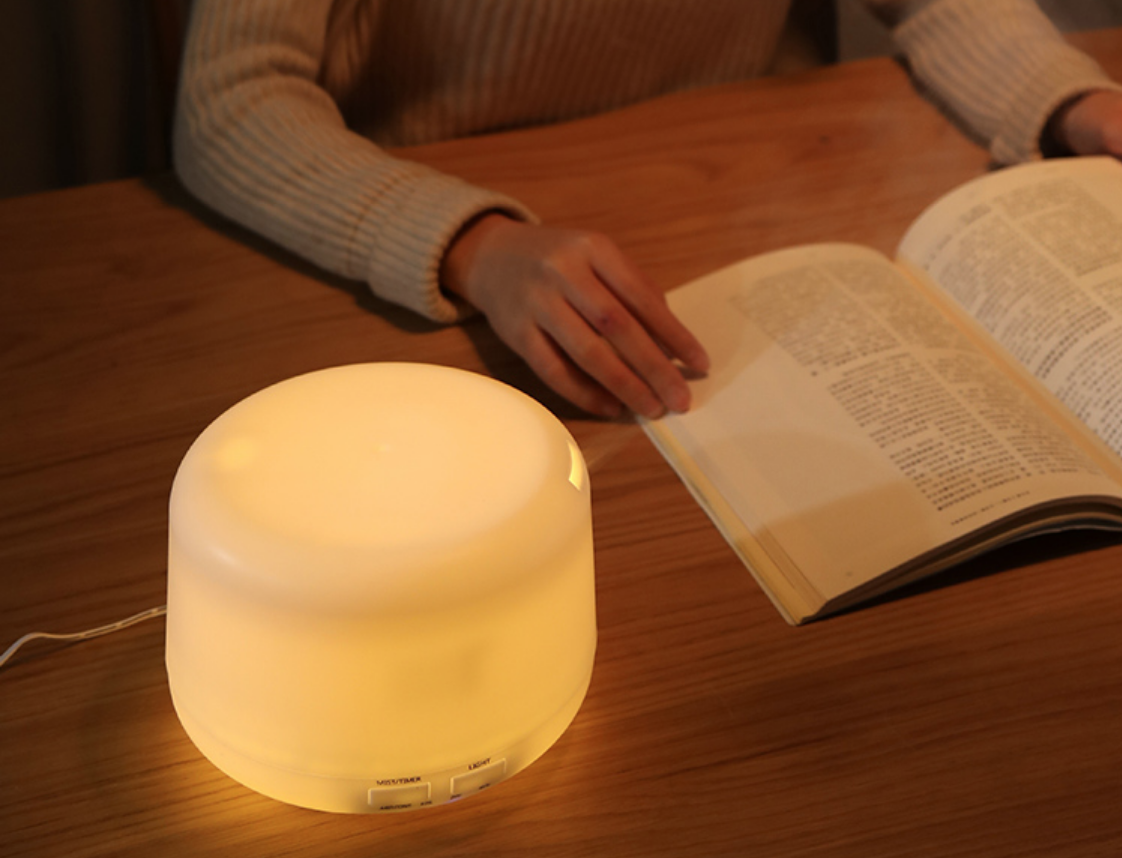 500ML Ultrasonic Humidifier Air Humidifier Anti-Burn Aroma Diffuser ...