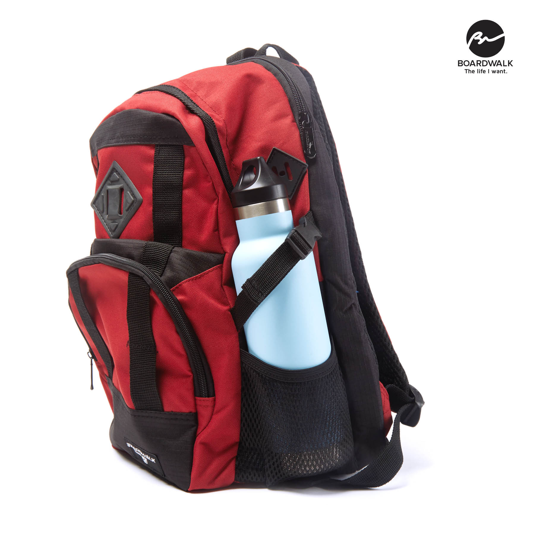Boardwalk Dabro Mens Backpack with Red and Black Design | Shopee ...