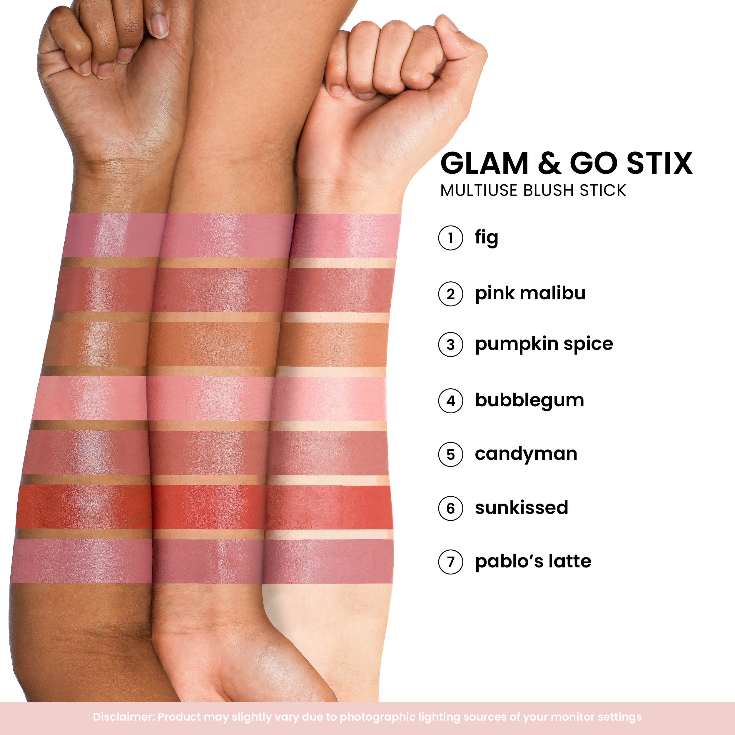 GRWM Cosmetics Glam & Go Stix Multiuse - Blush Stick | Shopee Philippines
