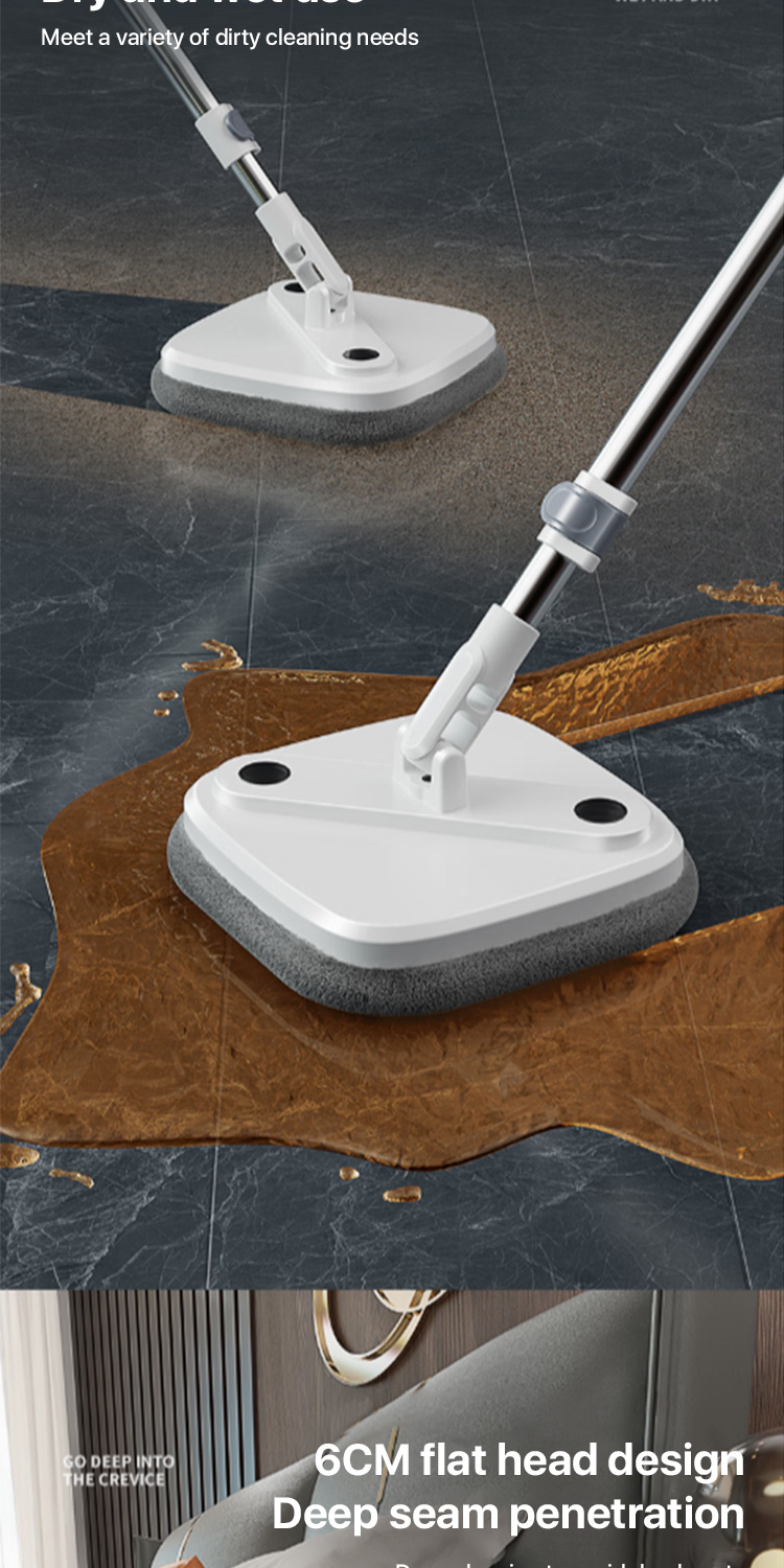 Joybos Self Wash Spin Mop M16 Spinner Flat 360 Rotating Cleaner With Turbo Flushing Bucket ...