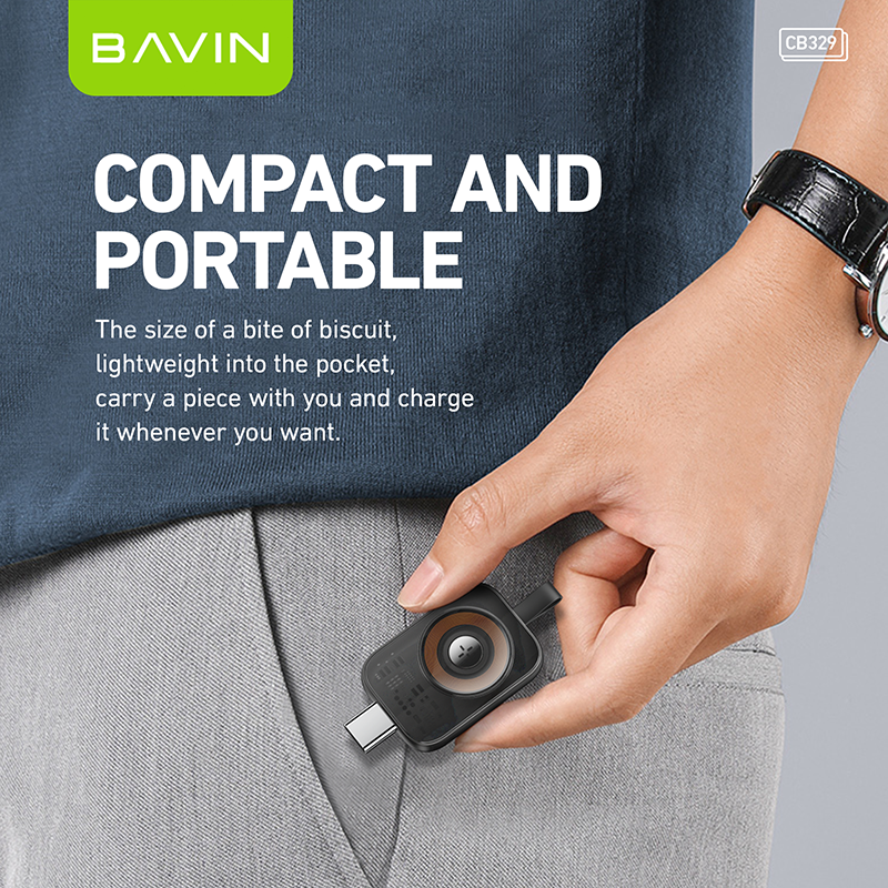 BAVIN CB329 Mini Magnetic Wireless Direct Charger Portable & Widely ...