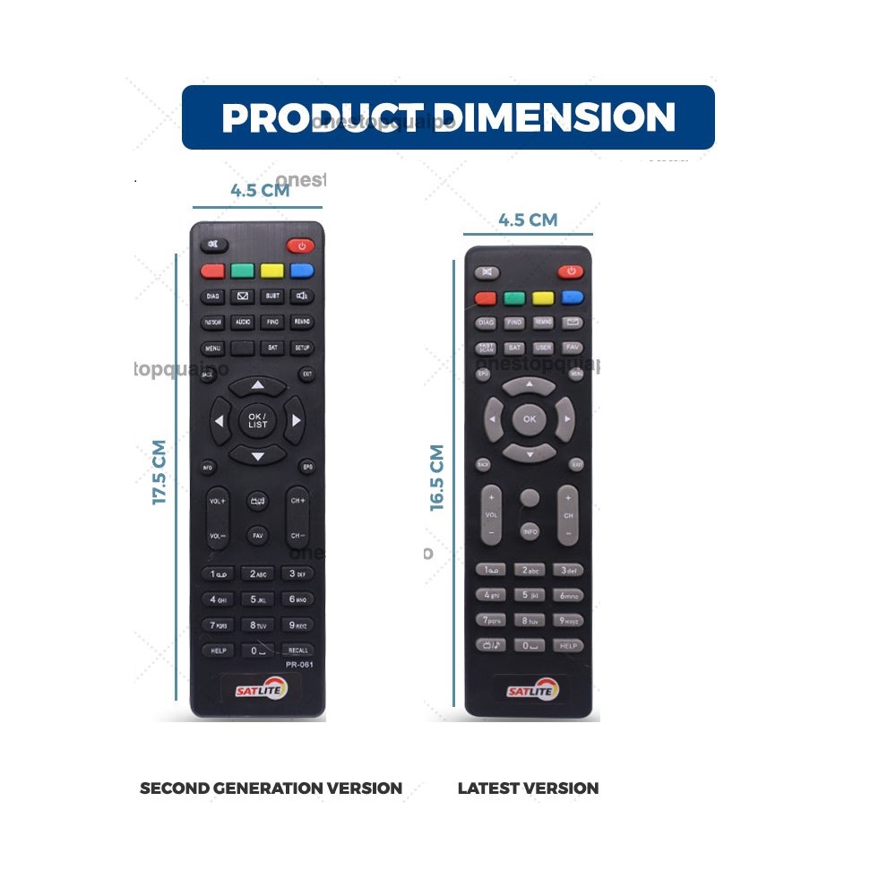 LMJ Satlite First Generation/Version ONE Remote (Original & Brand New ...